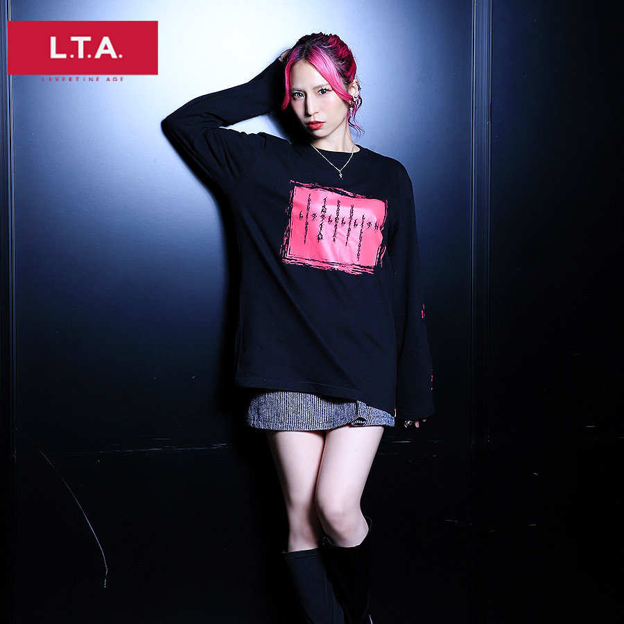 受注期間限定！LILLYコラボ企画！コラボ長袖Tシャツ LILLY